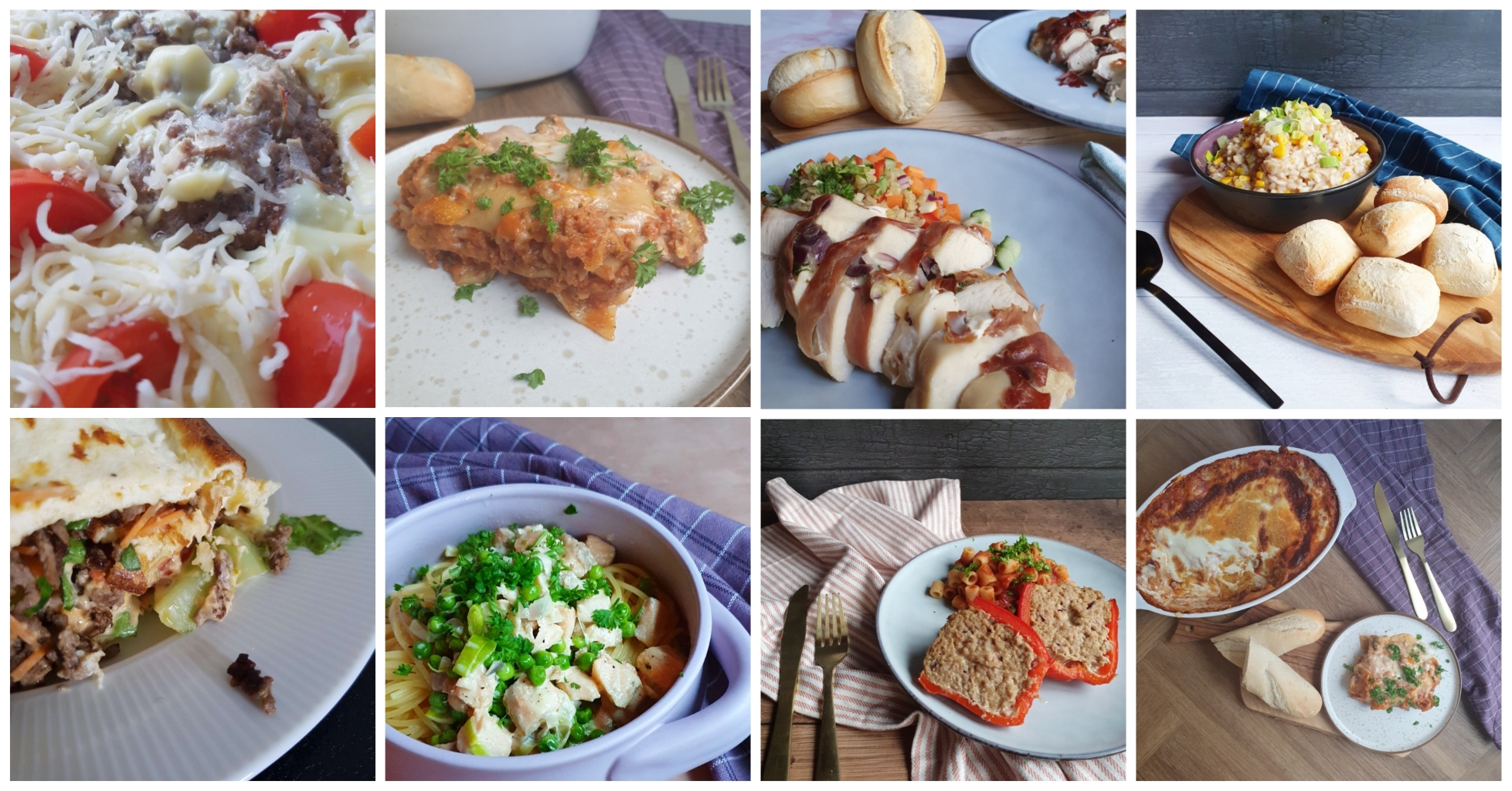 Madplan 12.06.22 - en sund madplan med hurtige og lette opskrifter.